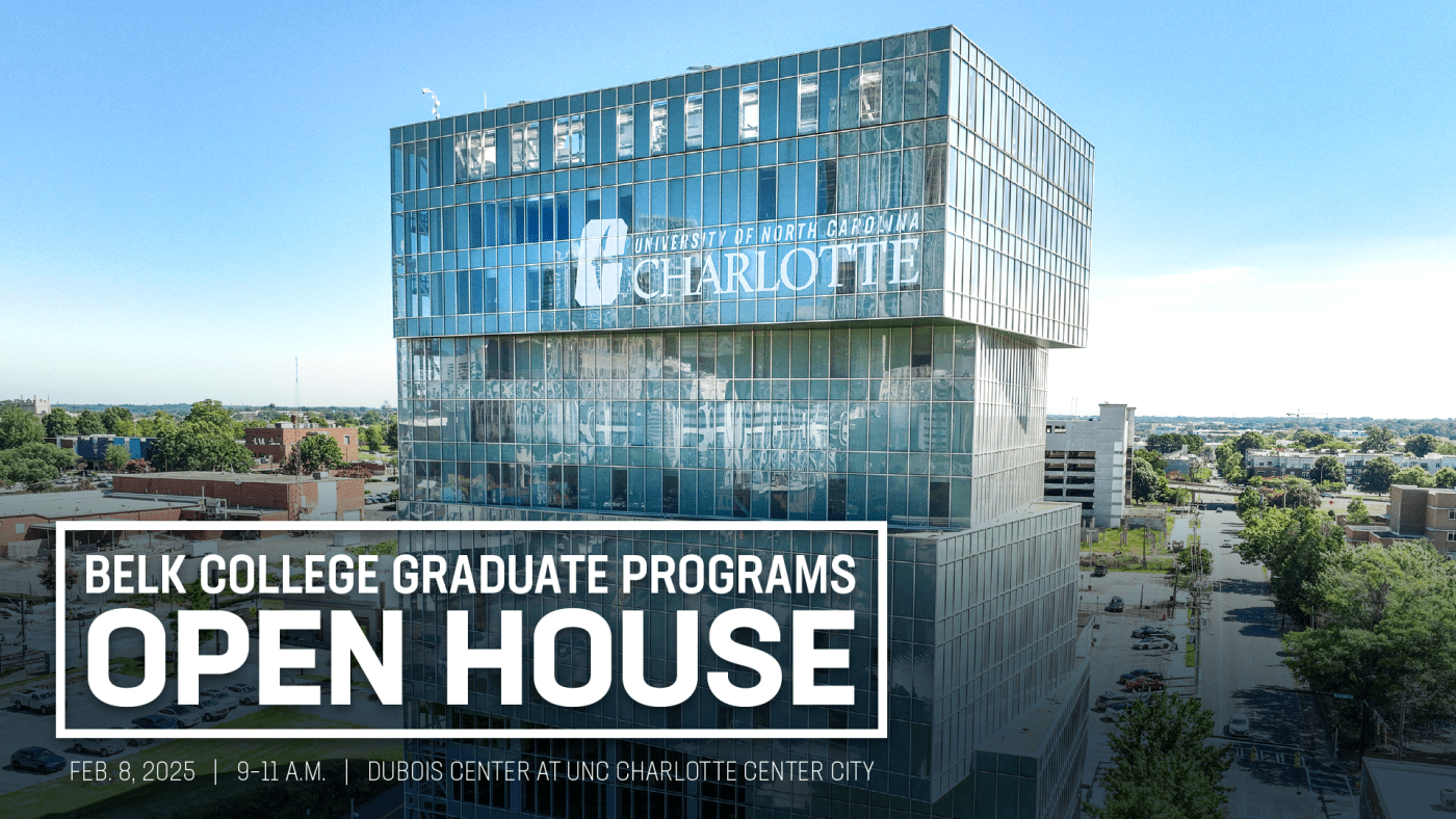 Belk College of Business Graduate Programs